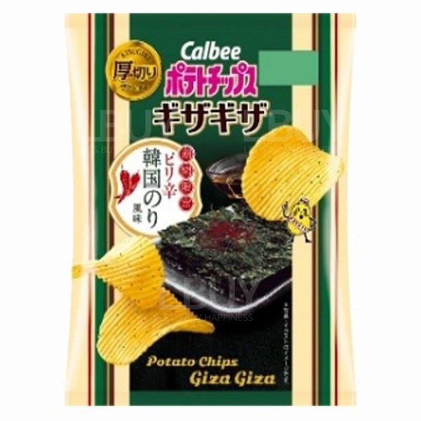 CALBEE-58g potato chips jagged Spicy Korean Nori Flavor58g