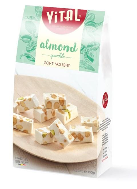 Vital-Soft Nougat Pouch - Almond 150g
